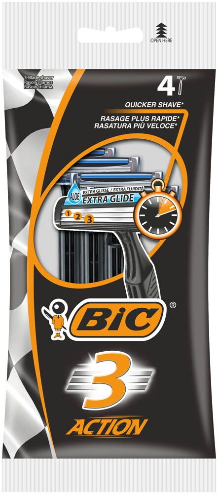 BIC ACTION Einwegrasierer 4 St. | office discount