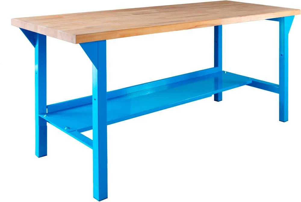 ADB Werkbank PROFI 2000 lichtblau 200,0 x 75,0 x 85,0 cm | office discount