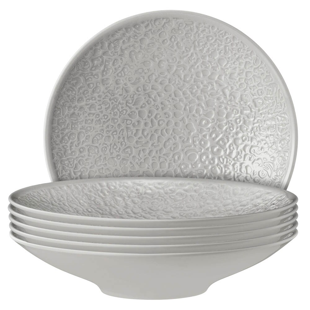 6 Seltmann Weiden Schalen Nori grau, silber 1,2 l | office discount