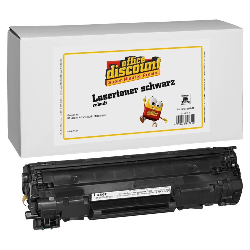 office discount schwarz Toner kompatibel zu HP 78A (CE278A) | office ...