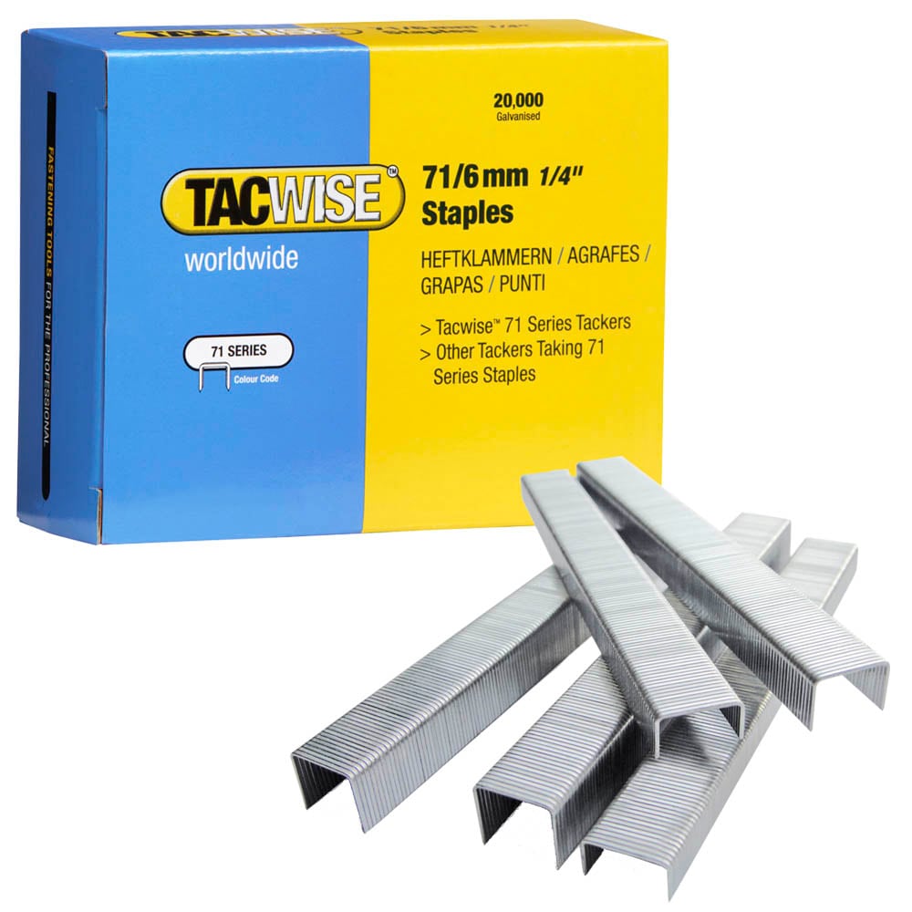 TACWISE™ Tackerklammern Typ 71/6mm, 0367 6 mm, 20.000 St. | office discount