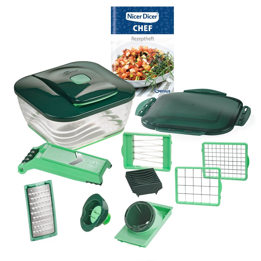 Genius Gemüseschneider manuell Nicer Dicer Chef, 1 Set | office discount