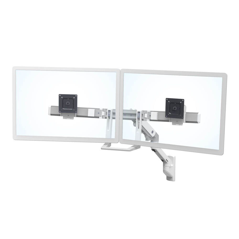 ergotron Monitor-Halterung HX Dual-Monitor-Arm 45-479-216 weiß für 2 ...