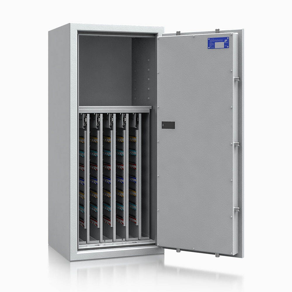 ISS safe4key Schlüsseltresor grau mit 600 Haken Elektronikschloss ...