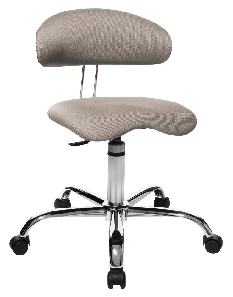 Topstar Bürostuhl Sitness® 40, ST290W53 Stoff grau, Gestell chrom | office discount