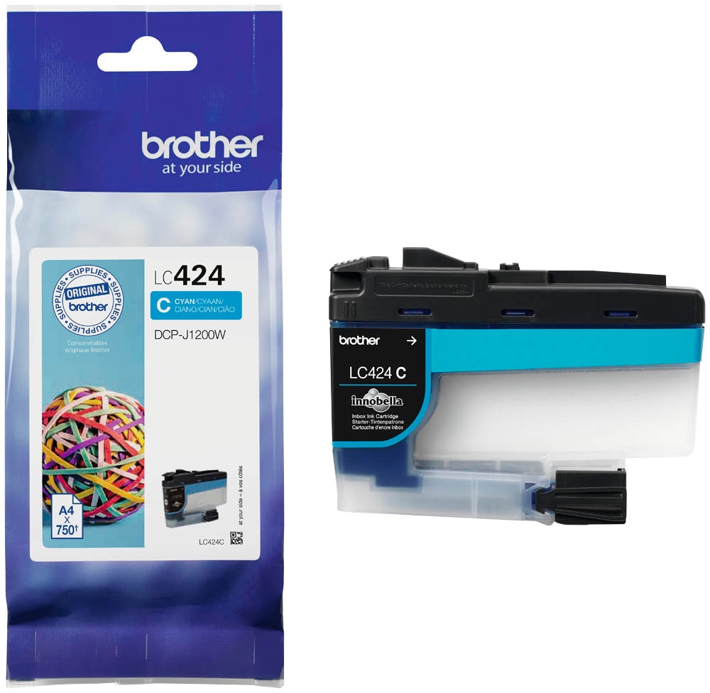 brother LC-424C cyan Druckerpatrone | office discount