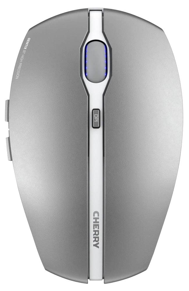 CHERRY GENTIX BT Maus kabellos matt-silber | office discount