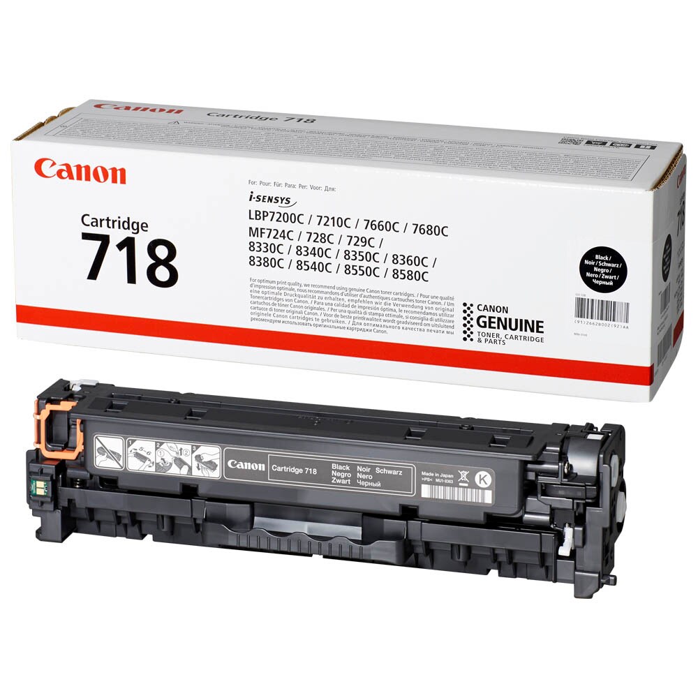 Canon 718 BK schwarz Toner | office discount