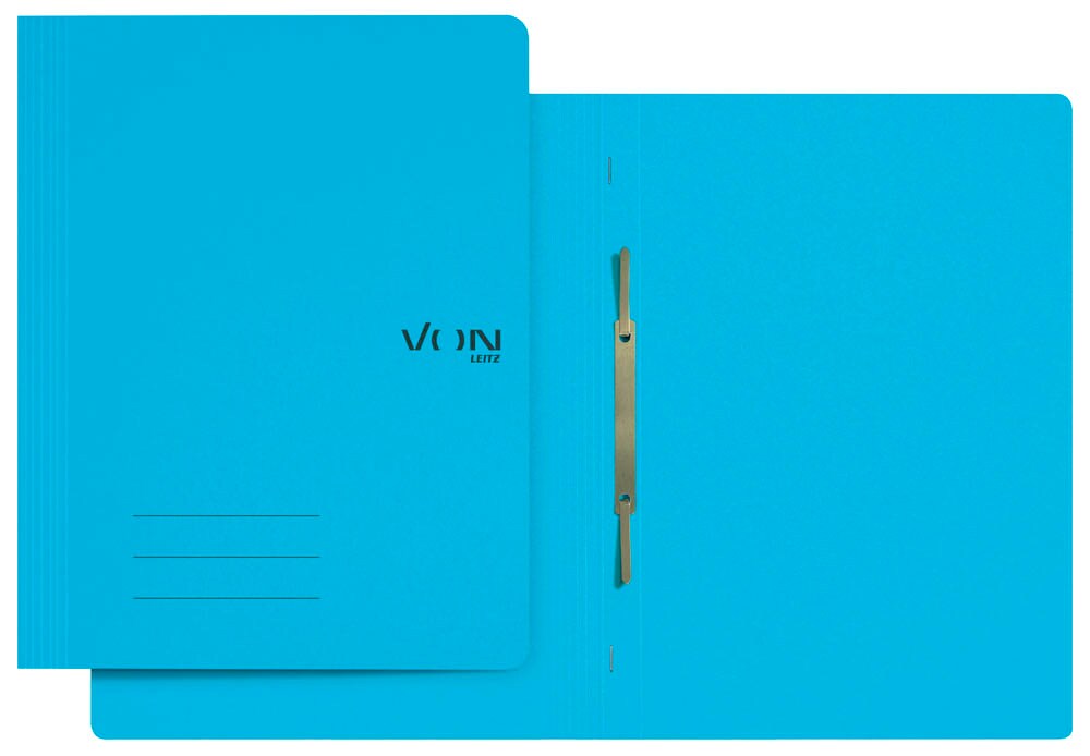 VON LEITZ Schnellhefter Karton hellblau DIN A4, 1 St. | office discount