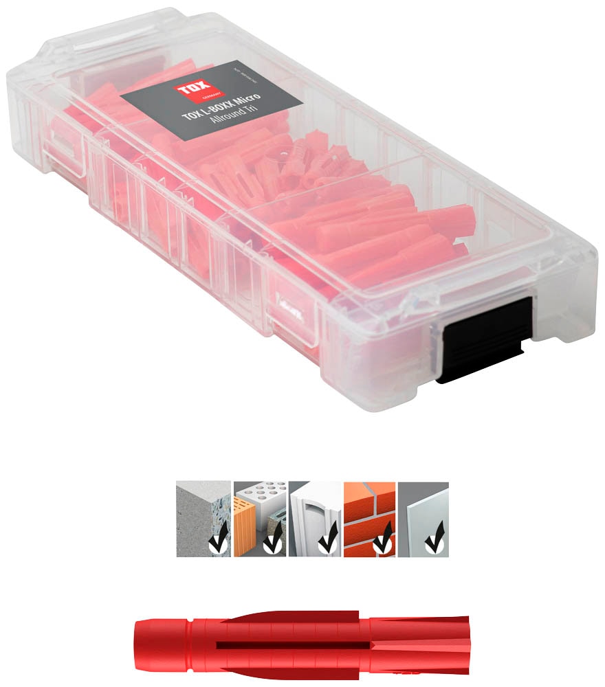TOX L-BOXX TRI Micro Allround 094900806 Universaldübel-Sortiment ...