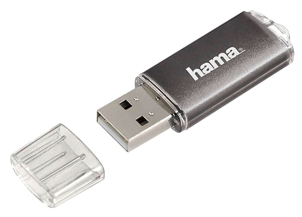 hama USB-Stick Laeta grau 16 GB, 1 St. | office discount