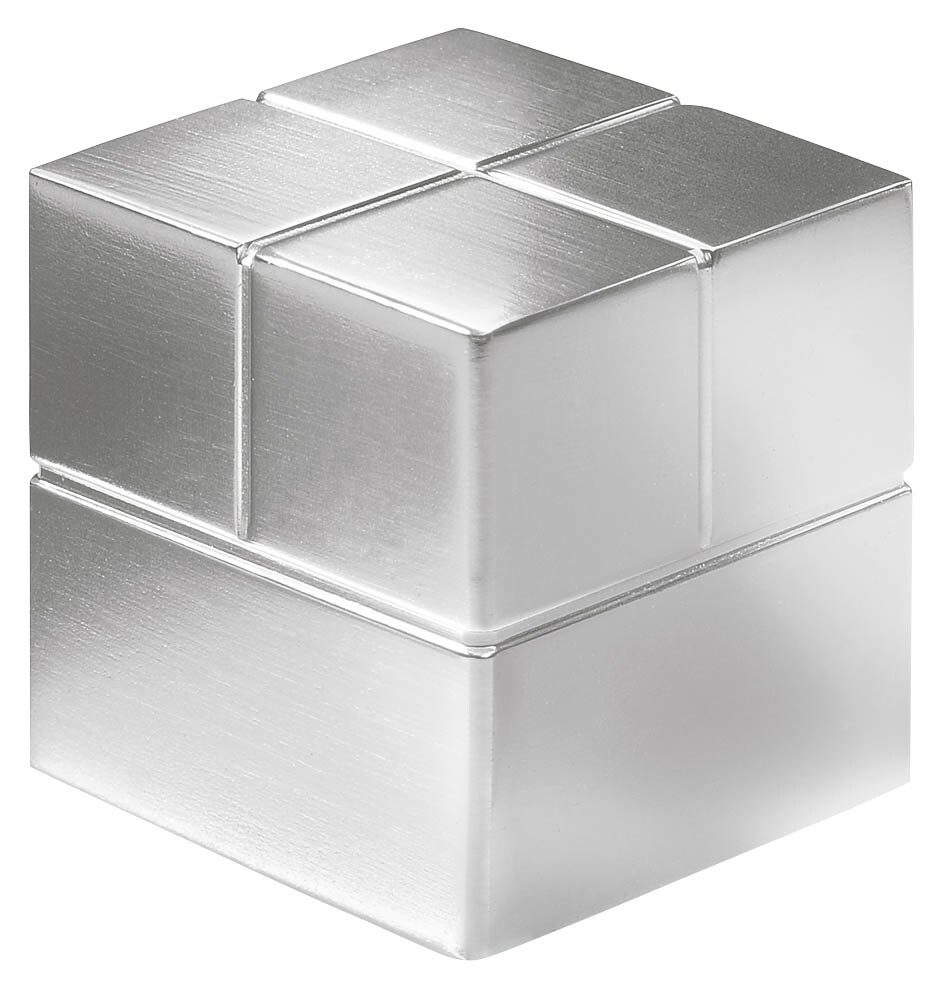SIGEL C20 "Super-Strong" Magnete silber, Metall 2,0 x 2,0 x 2,0 cm, 2 ...