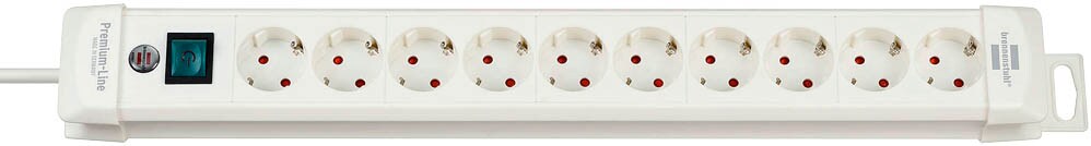 brennenstuhl Premium-Line 10-fach Steckdosenleiste mit Schalter 3,0 m ...