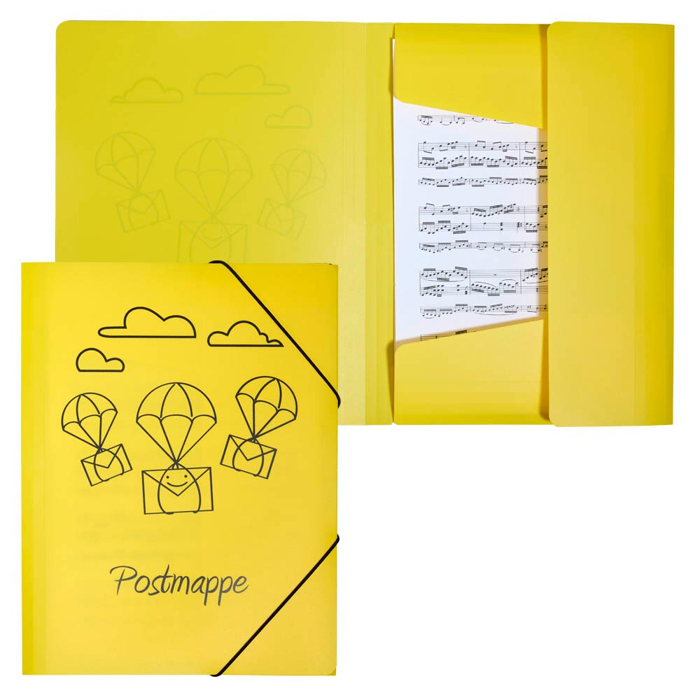 PAGNA Sammelmappe Postmappe DIN A4 gelb, 1 St. | office discount