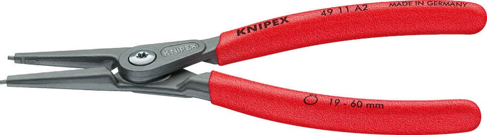 KNIPEX Sicherungsringzange A 3 Außen 49 11 A3 atramentiert 22,5 cm ...