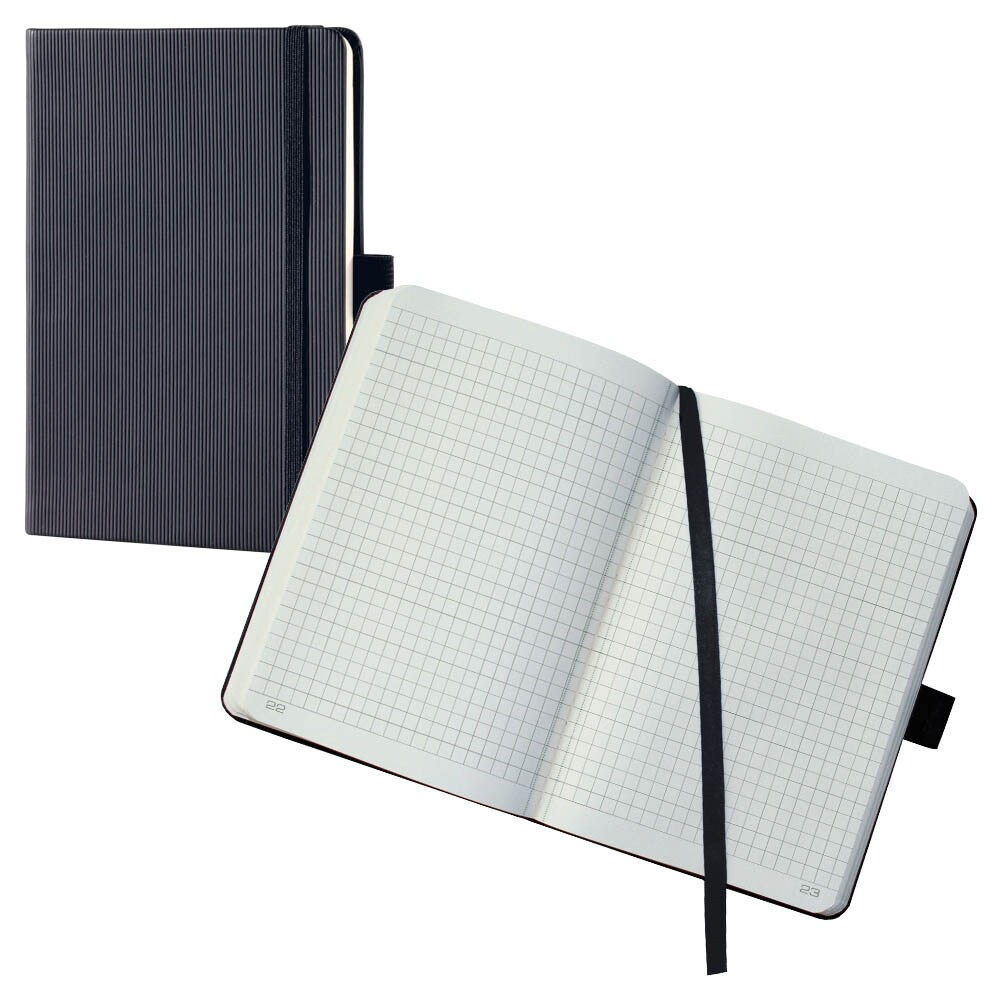 SIGEL Notizbuch Conceptum® DIN A6 kariert, schwarz Hardcover 194 Seiten ...