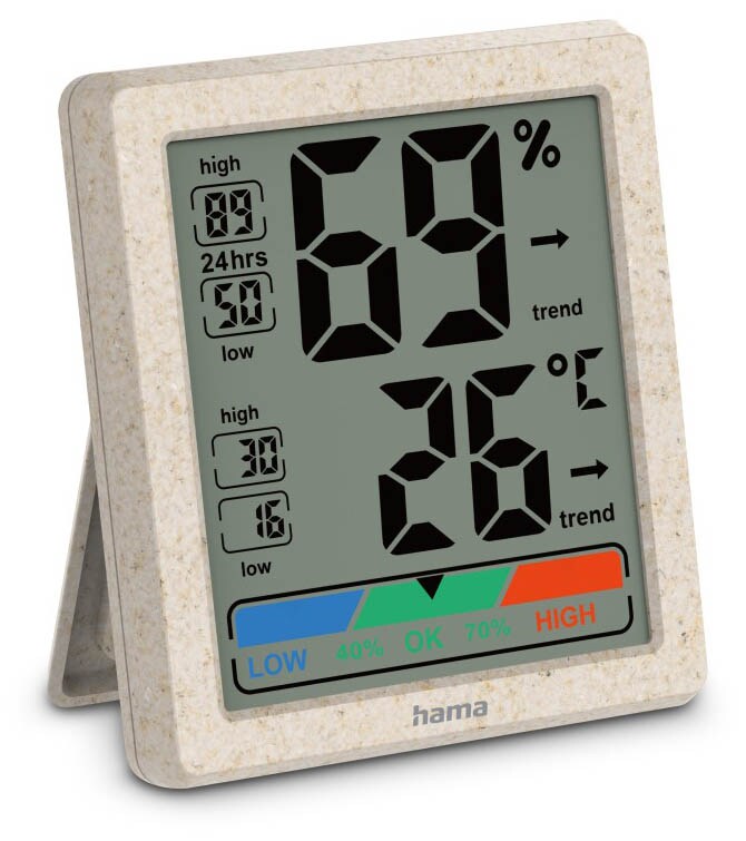 hama Ponza Thermometer braun | office discount