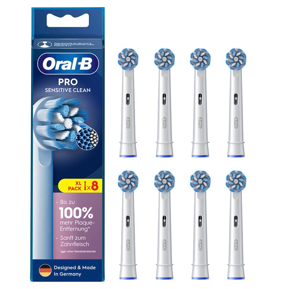 8 Oral-B PRO Sensitive Clean Zahnbürstenaufsätze | office discount