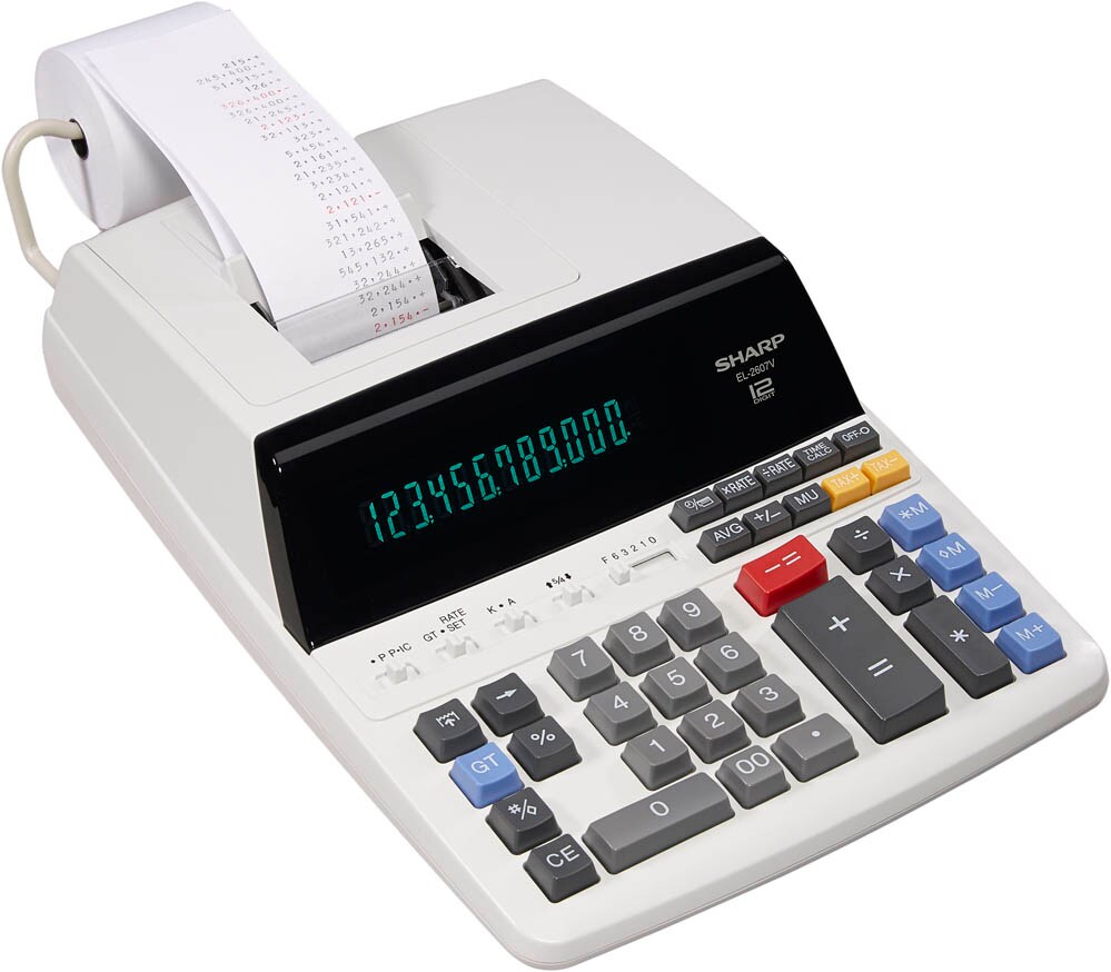 SHARP EL-2607V Tischrechner druckend lichtgrau | office discount