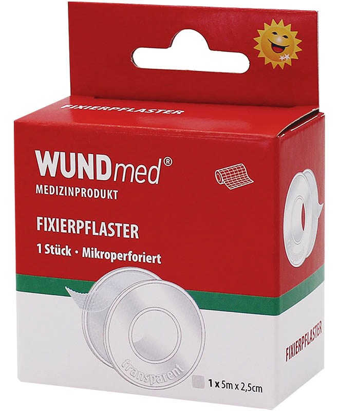 WUNDmed® Heftpflaster 02-089 transparent 2,5 cm x 5,0 m, 1 St. | office ...
