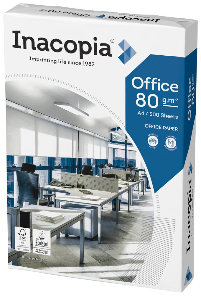 Inacopia Kopierpapier office DIN A4 80 g/qm 500 Blatt | office discount