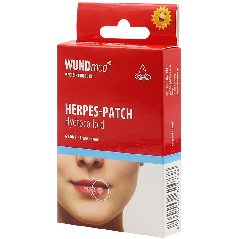 WUNDmed® Herpes Pflaster Herpes-Patch 02-093 transparent 1,5 x 1,5 cm ...