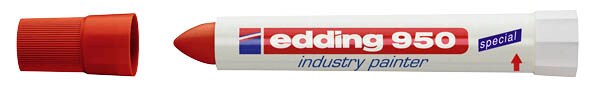 edding 950 Industriemarker rot 10,0 mm, 1 St. | office discount