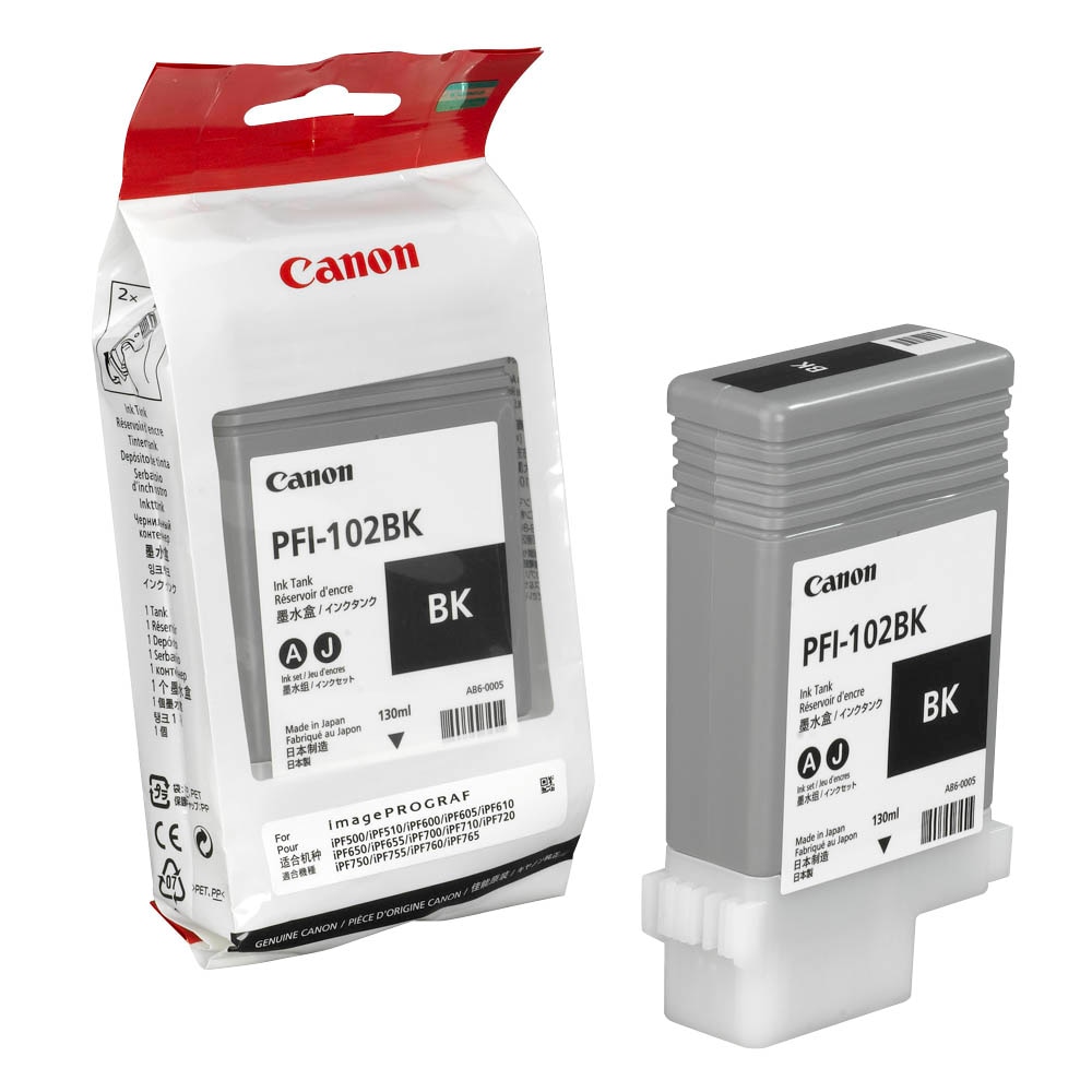 Canon PFI-102 BK schwarz Druckerpatrone | office discount