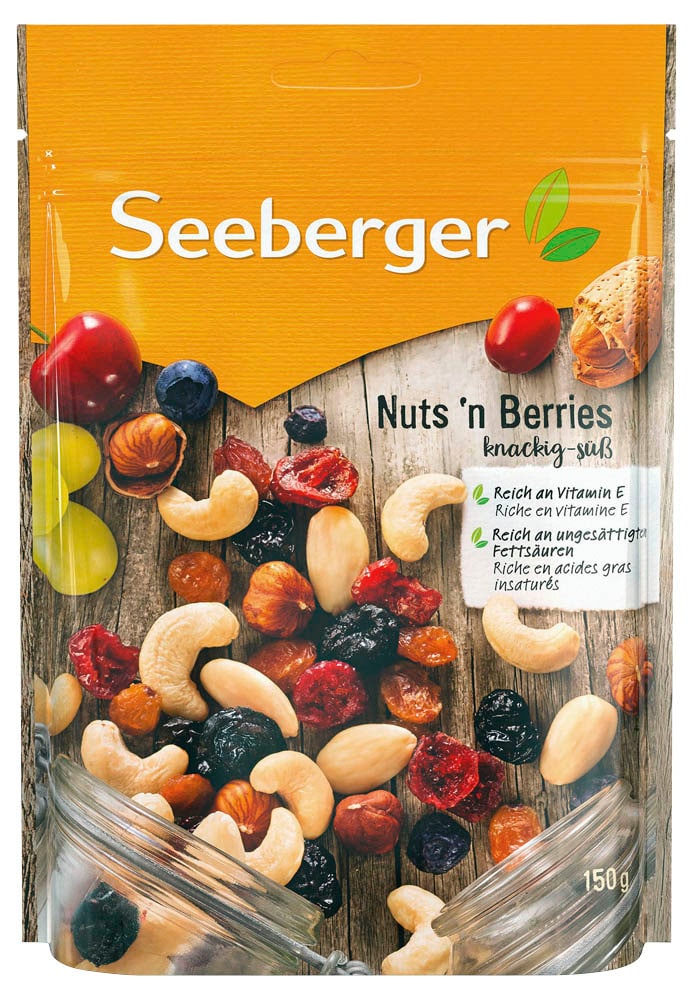 SEEBERGER Nuts 'n Berries 150,0 g | office discount