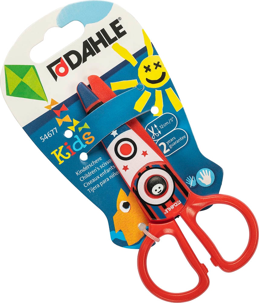 DAHLE Kinderschere rot 12,0 cm | office discount