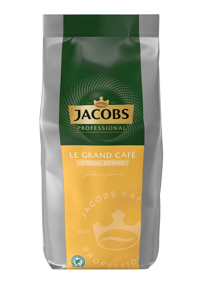 JACOBS Le Grand Café Crema Beans Kaffeebohnen kräftig, 1 kg | office ...