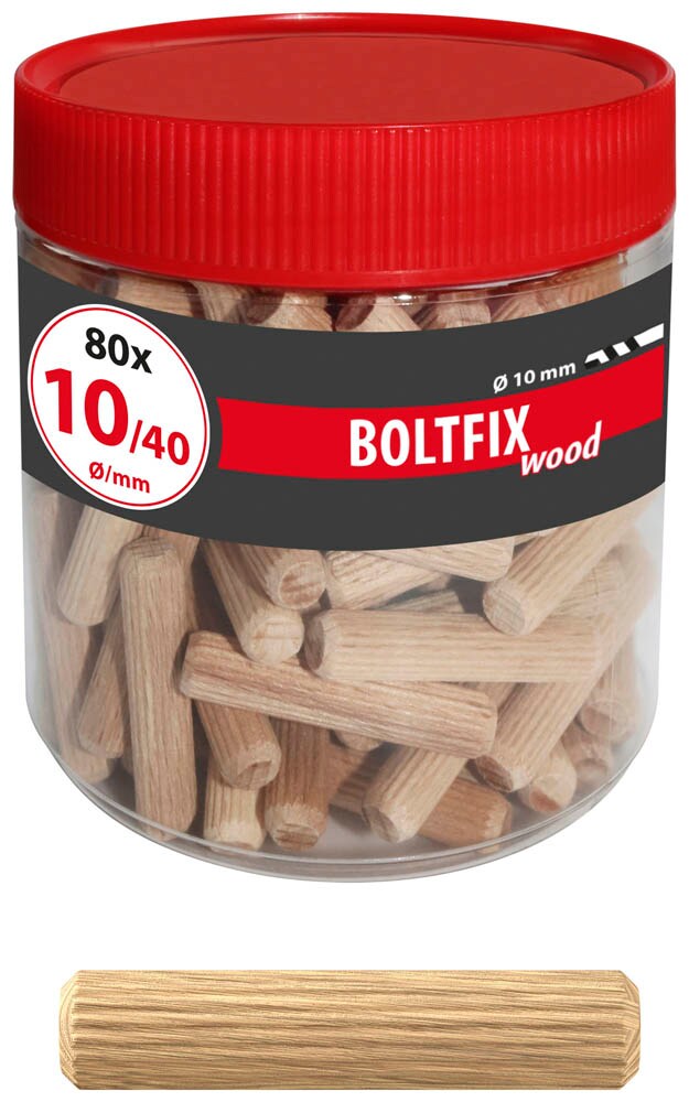 TOX BOLTFIX wood 015200181 Holzdübel Ø 10 mm x 40 mm, 80 St. | office ...