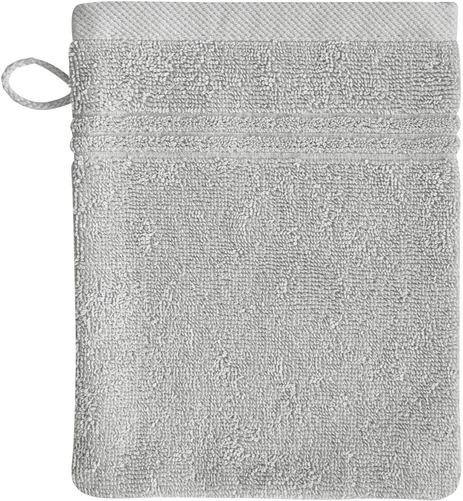 Dyckhoff Waschlappen Nature silber 16 x 21 cm, 6 St. | office discount