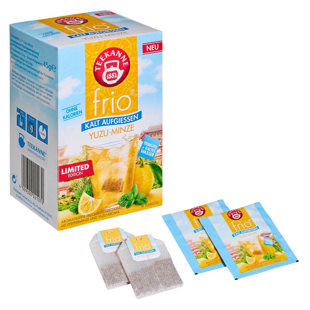 TEEKANNE frio Yuzu Minze Tee kalt 18 Portionen | office discount