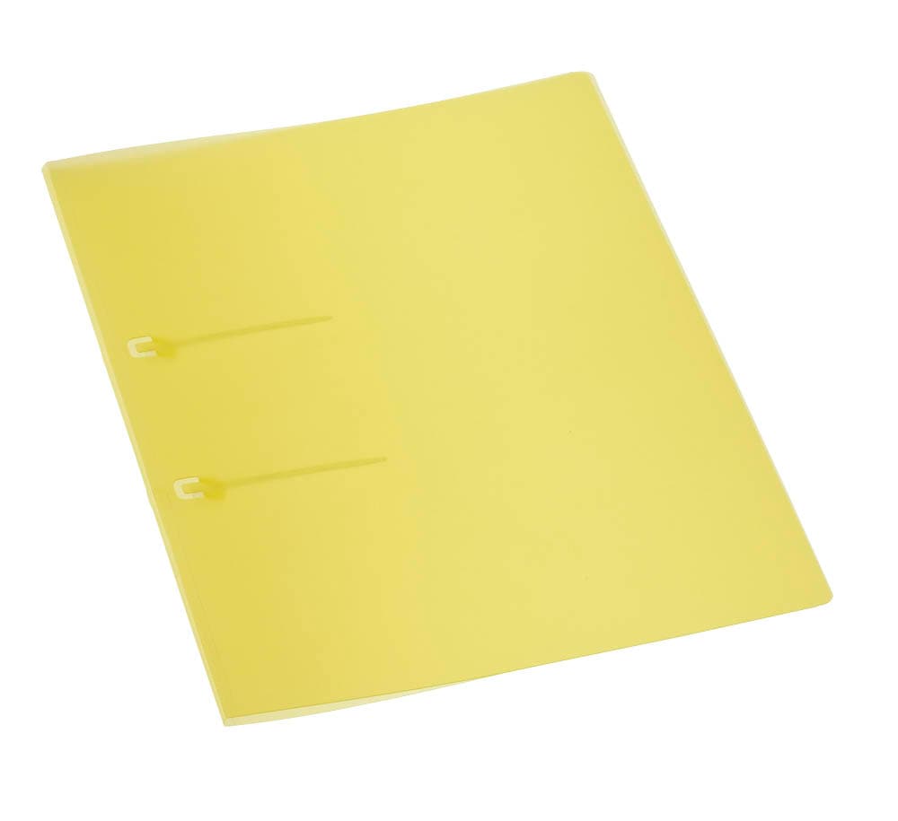 EICHNER Schlaufenhefter Kunststoff gelb DIN A4, 10 St. | office discount