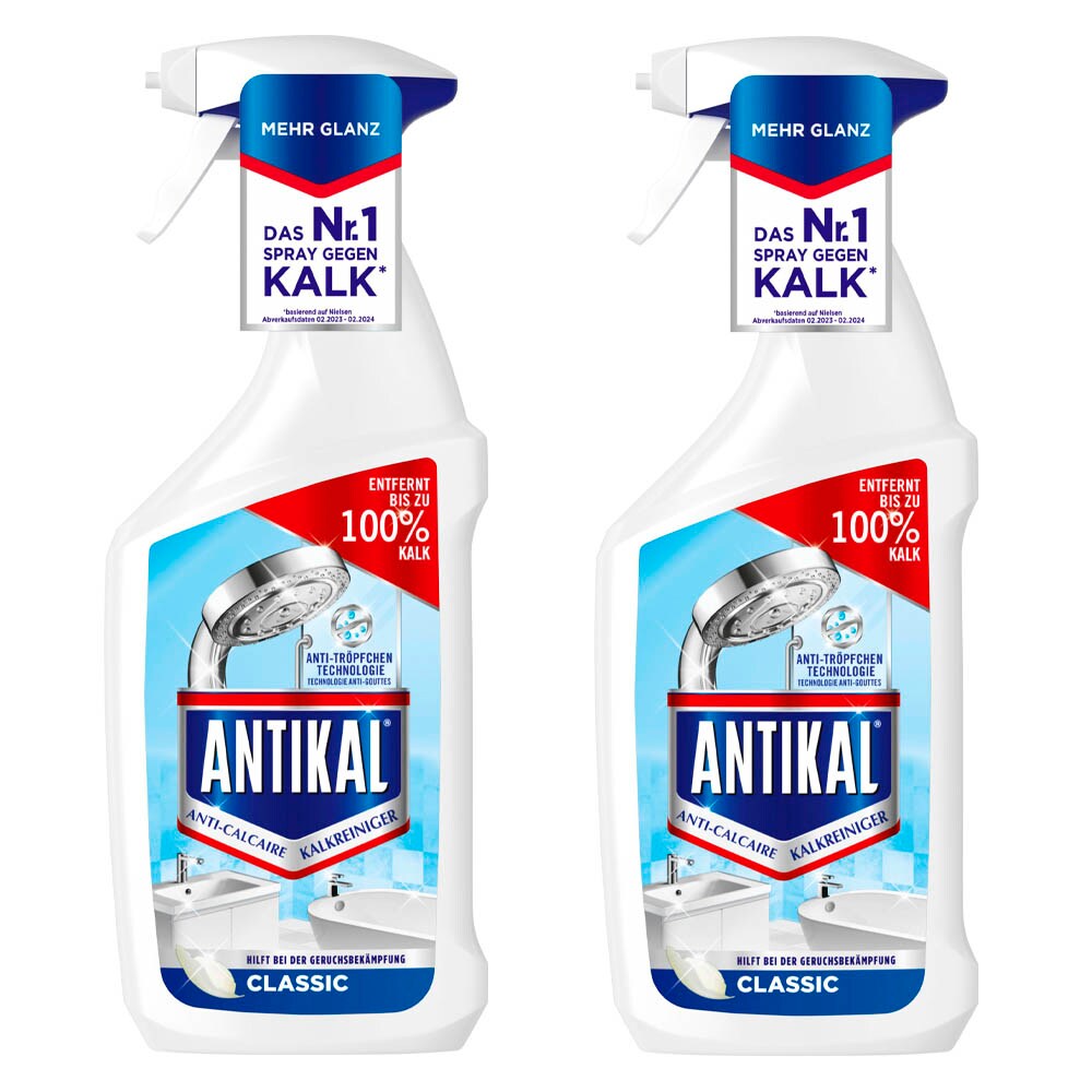 ANTIKAL® CLASSIC Duo Badreiniger 2x 0,8 l, 2 St. | office discount