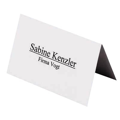 SIGEL Tischkarten 10,0 x 6,0 cm, 40 St. | office discount