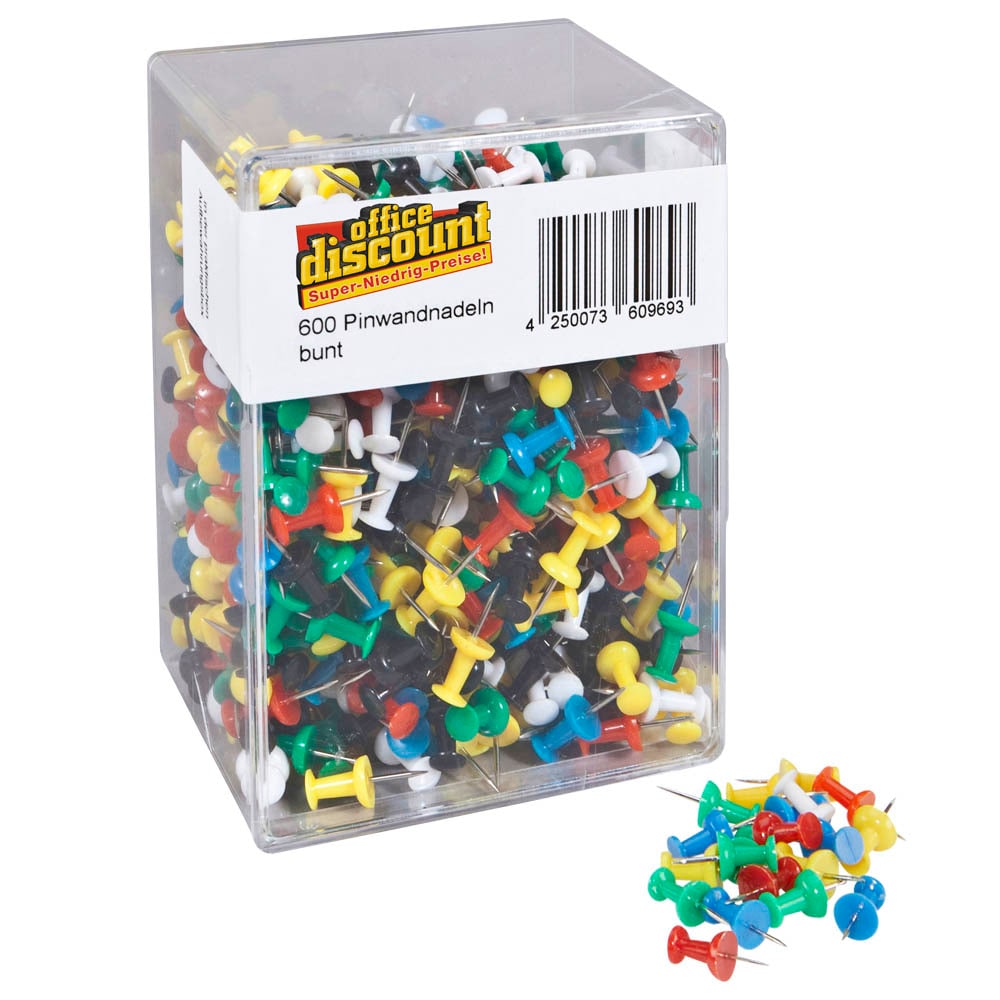 office discount Pinnnadeln farbsortiert, 600 St. | office discount