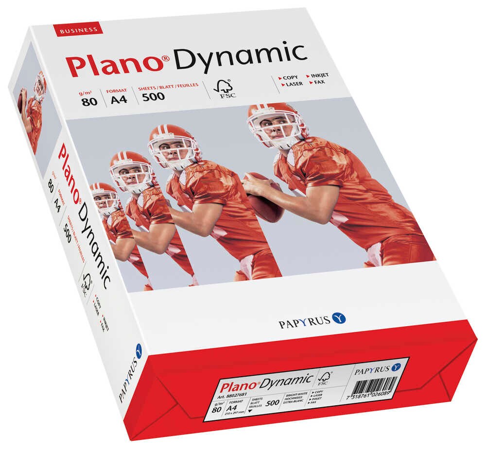 Plano® Kopierpapier Dynamic DIN A4 80 g/qm 500 Blatt | office discount