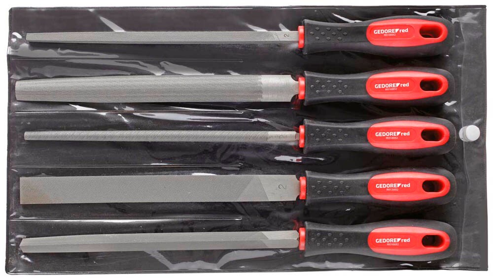 GEDOREred R93000005 Feilen-Set 5-teilig | office discount