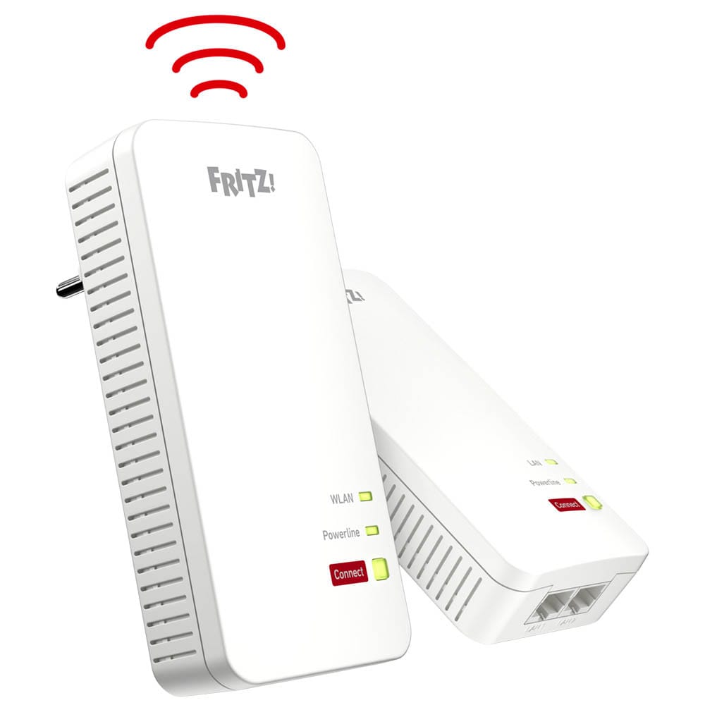 FRITZ! Powerline 1240 AX WLAN Powerline-Adapter-Set, 1 Set | office ...