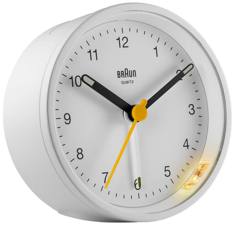 BRAUN Wecker BC 12 W weiß Kunststoff | office discount