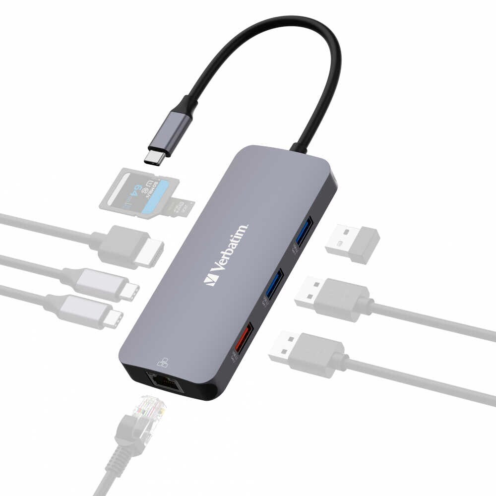verbatim Multiport-Adapter CMH-09 | office discount