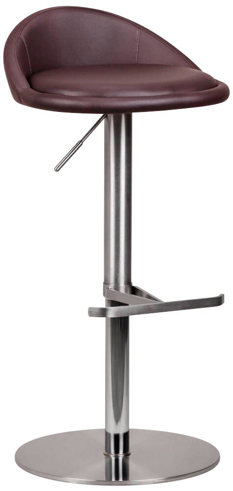 WOHNLING Barhocker WL1.602 braun Kunstleder, 1 St. | office discount
