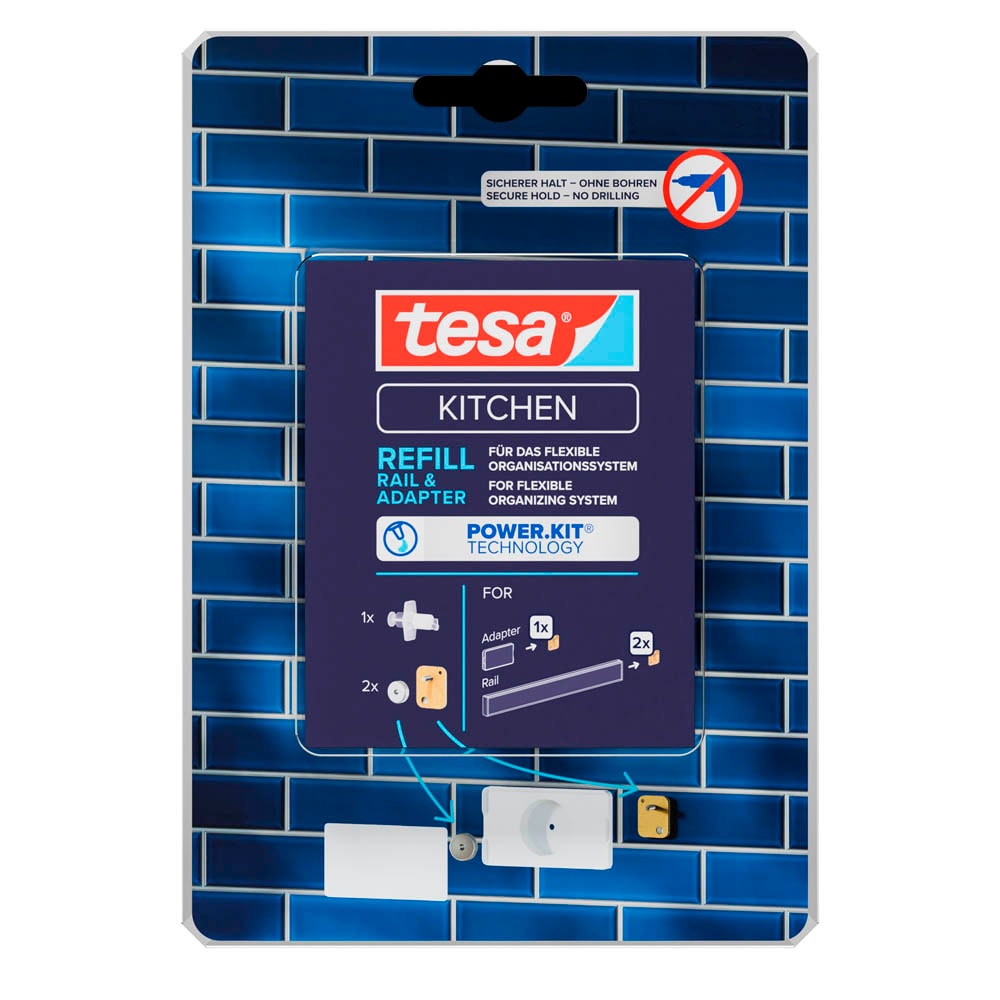 tesa KITCHEN Power.Kit® Montageset für max. 10,0 kg, 1 St. | office ...