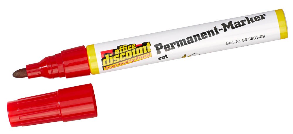 office discount Permanentmarker rot 1,5 - 3,0 mm, 1 St. | office discount
