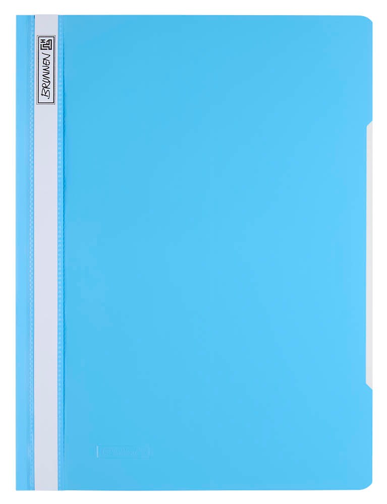 BRUNNEN Schnellhefter Kunststoff hellblau DIN A4 überbreit | office discount