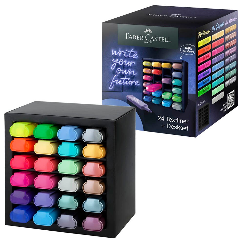 FABER-CASTELL TL 46 Textmarker farbsortiert, 24 St. | office discount
