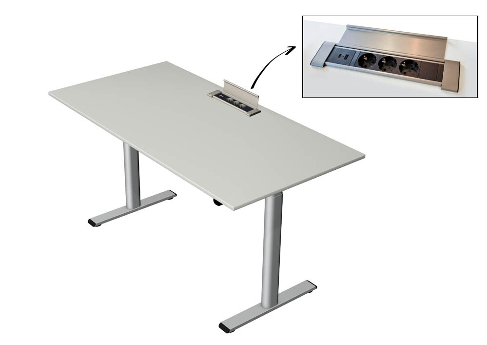 Kerkmann Move Base plus elektrisch höhenverstellbarer Schreibtisch ...