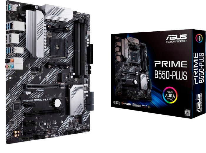 ASUS PRIME B550-PLUS Mainboard, AM4, Micro-ATX, B550, 128 GB | office ...